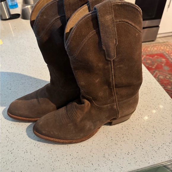 Tecovas | Shoes | Tecovas Mens Brown Suede Cowboy Boots | Poshmark